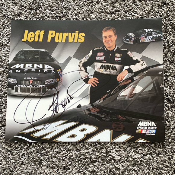Other | Race Car Memorabilia Car With Jeff Purviss Signature | Poshmark